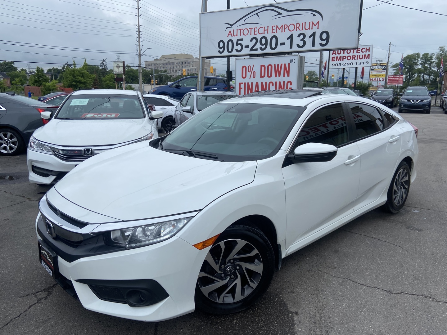 2017 Honda Civic EX w/Honda Sensing Sunroof/Alloys/Blind Spot Cam ...