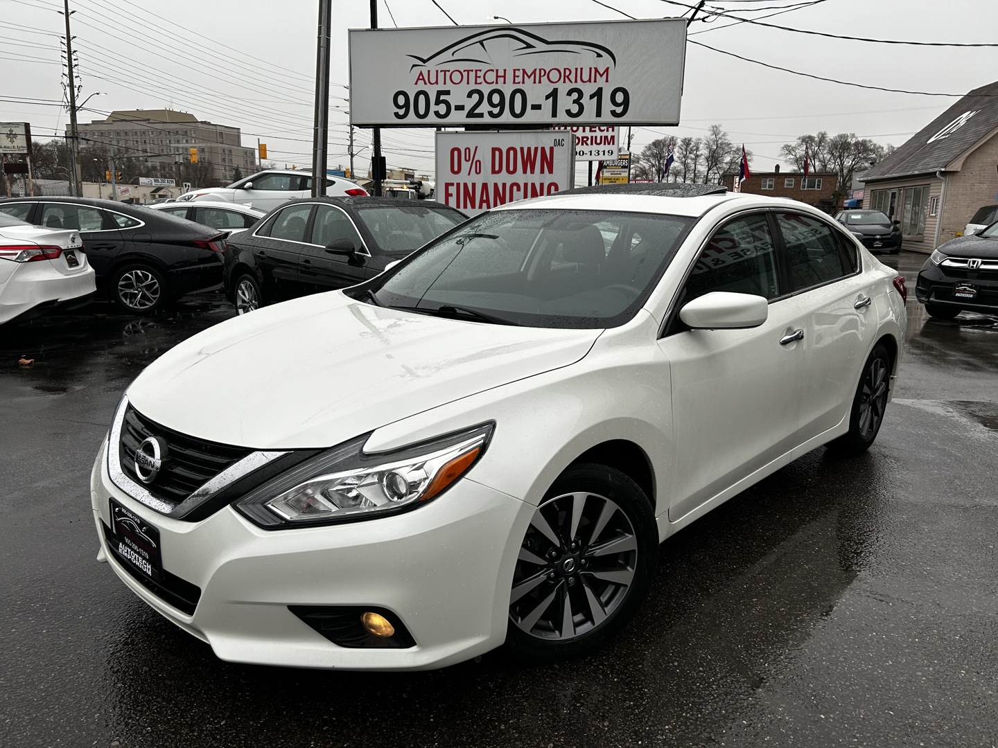 2017 Nissan Altima SV Pearl White Remote/Push Start / HTD Steering ...