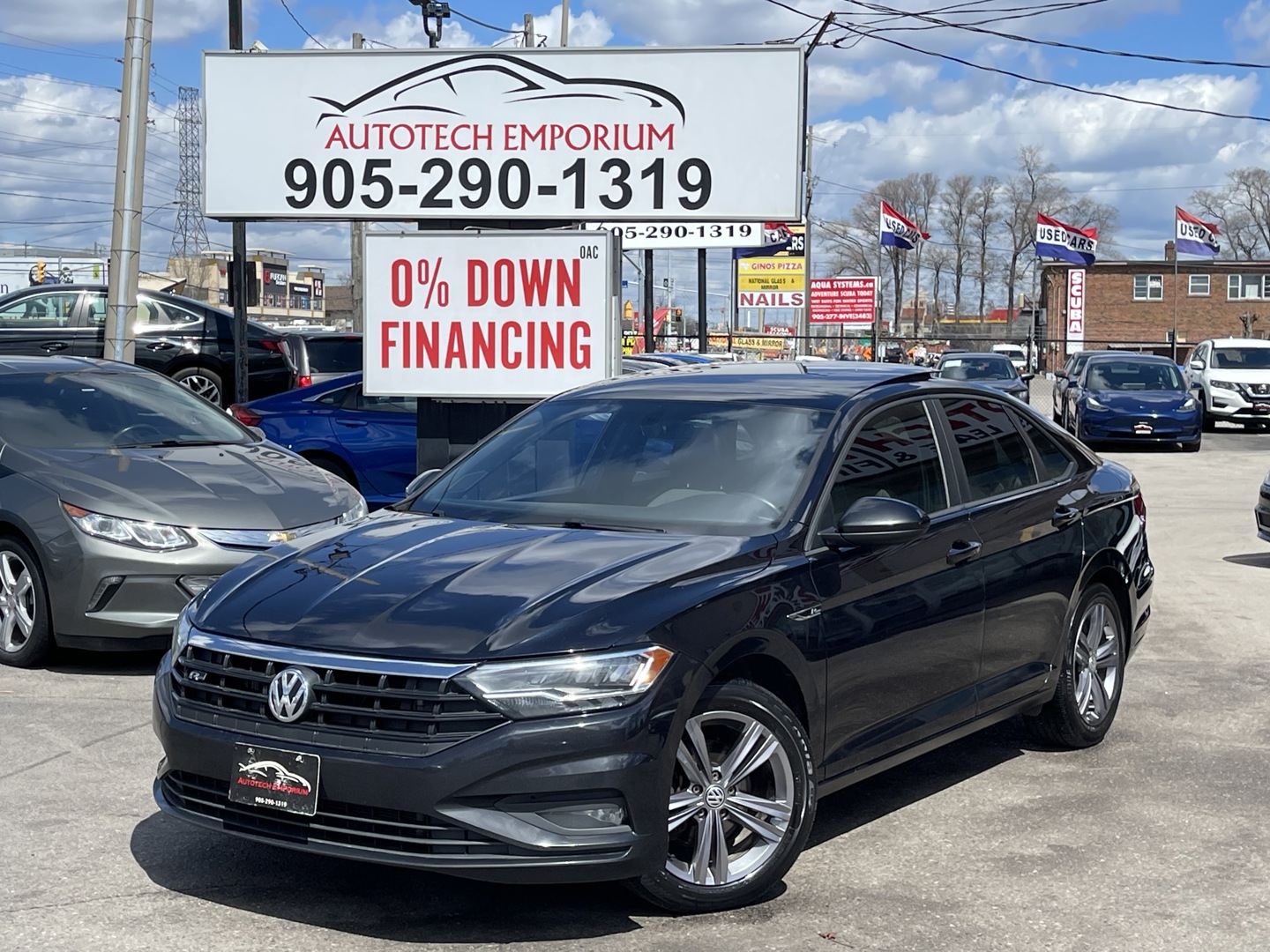 2019 Volkswagen Jetta HIGHLINE R-LINE 6SPD / Sunroof / Leather ...